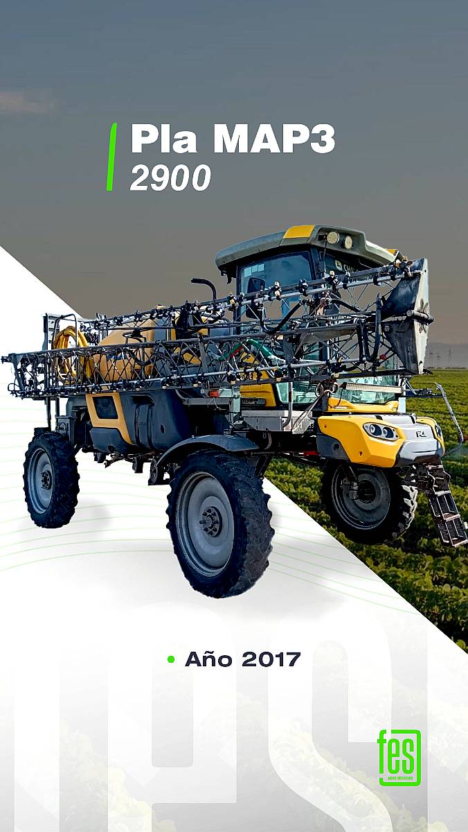 Pulverizadora Pla MAP3 2900 año 2017 - Año: 2017 - Agroads