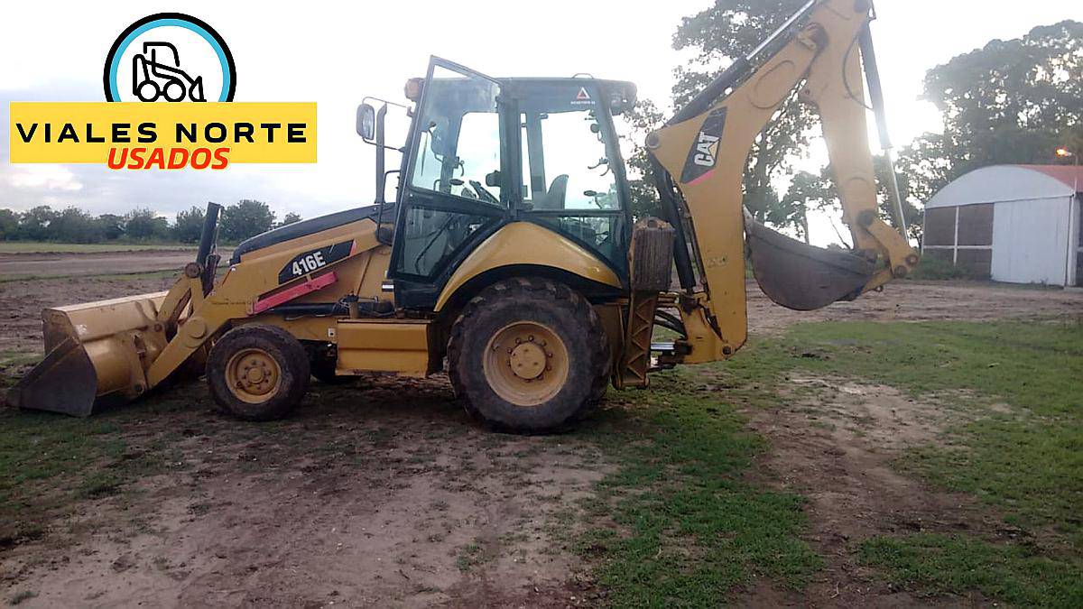 Pala y Retro Caterpillar 416e - Año: 2008 - u$s 65.000 - Agroads