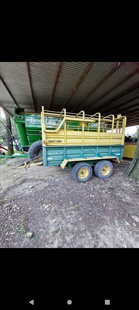 Acoplado Marca Mucillo. muy Poco USO - Año: 2018 - Agroads