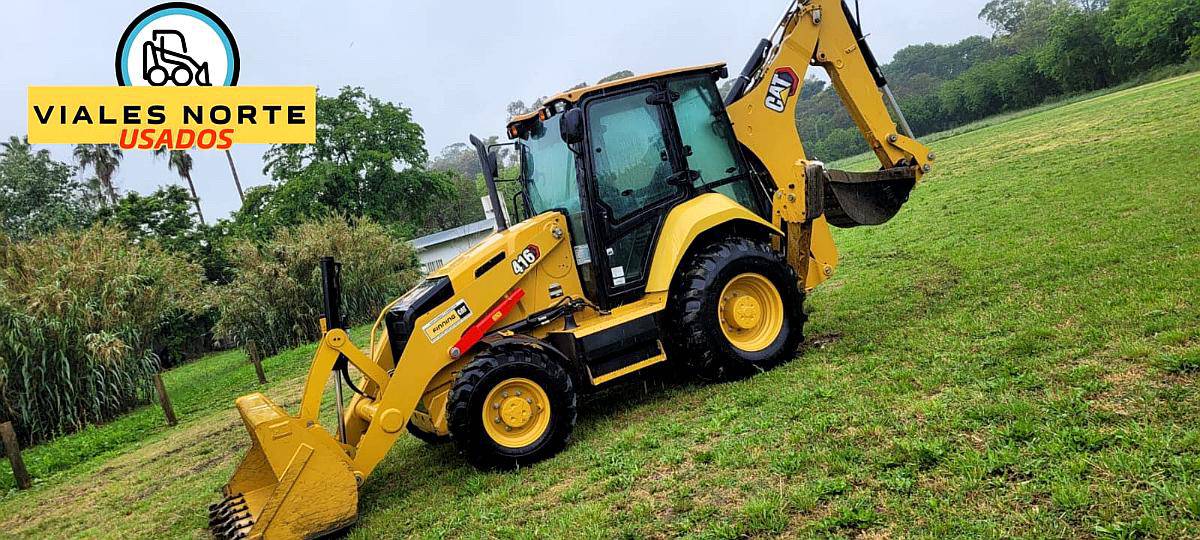 Pala y Retro Caterpillar 416 - Año: 2023 - u$s 125.000 - Agroads