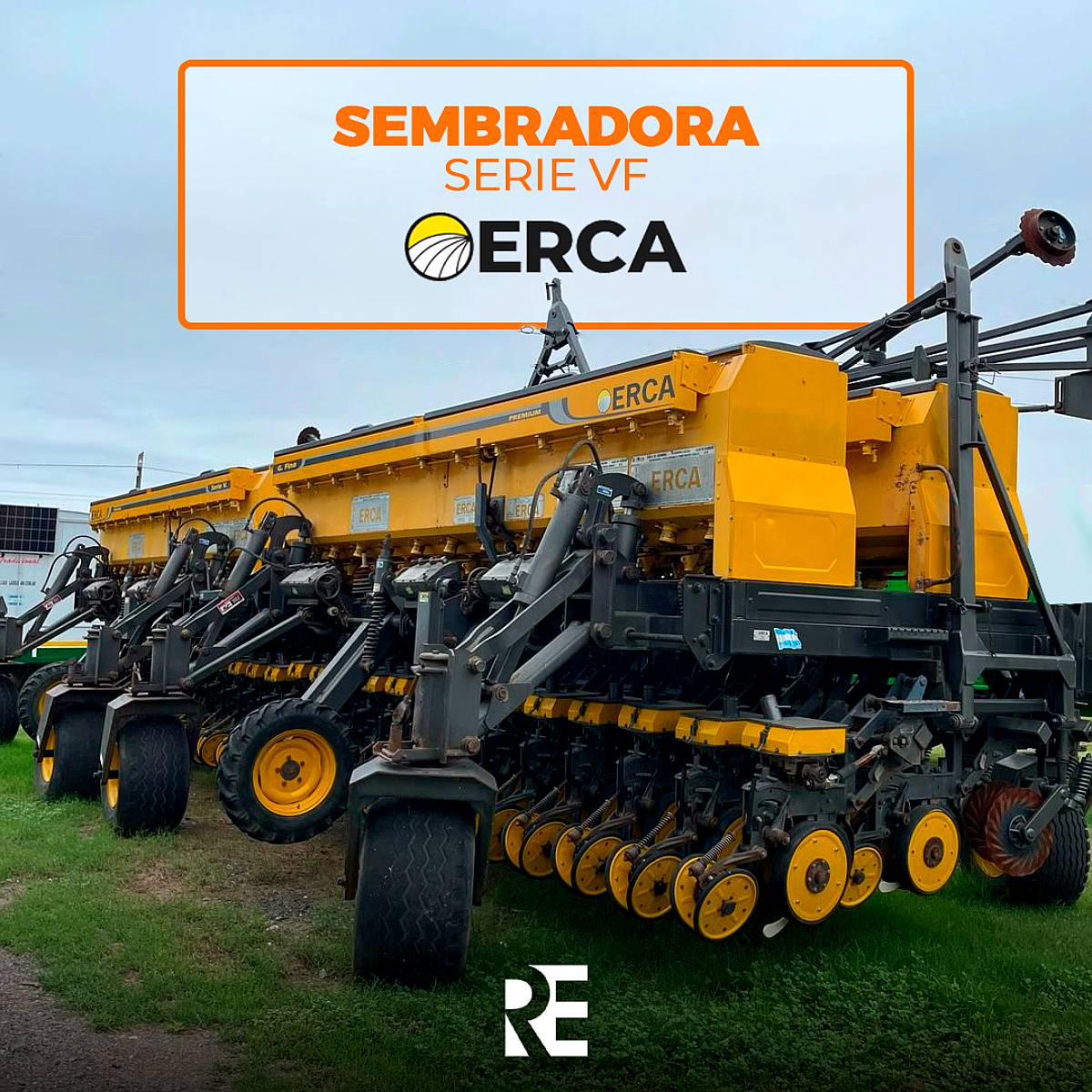 Sembradora Erca 51 a 21 con Alfalfero y Kit a 42 a Placa - Agroads
