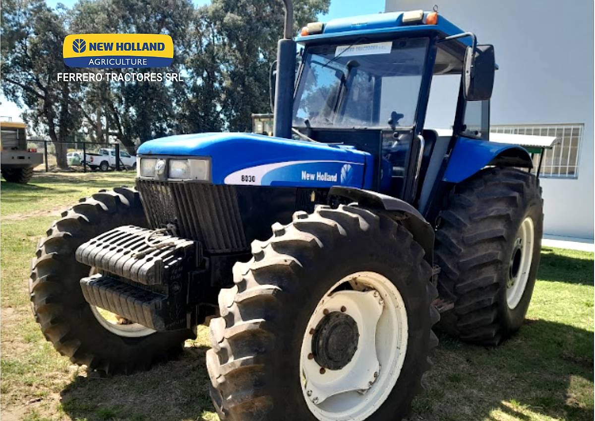 Tractor New Holland 8030 4wd con Cabina - Usado muy Bueno - Agroads