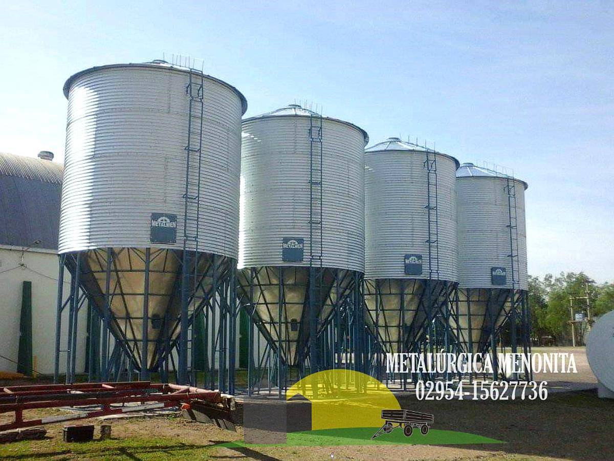 Silos Cono 45° y 60° para Fertilizante o Alimento Balanceado - Agroads