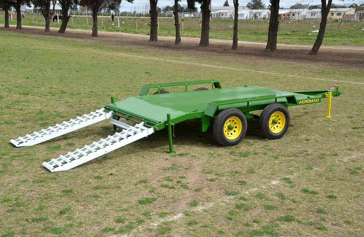 Trailer con Rampas Balancín 6tt. Sampic Clark Acoplado Rampa - Agroads