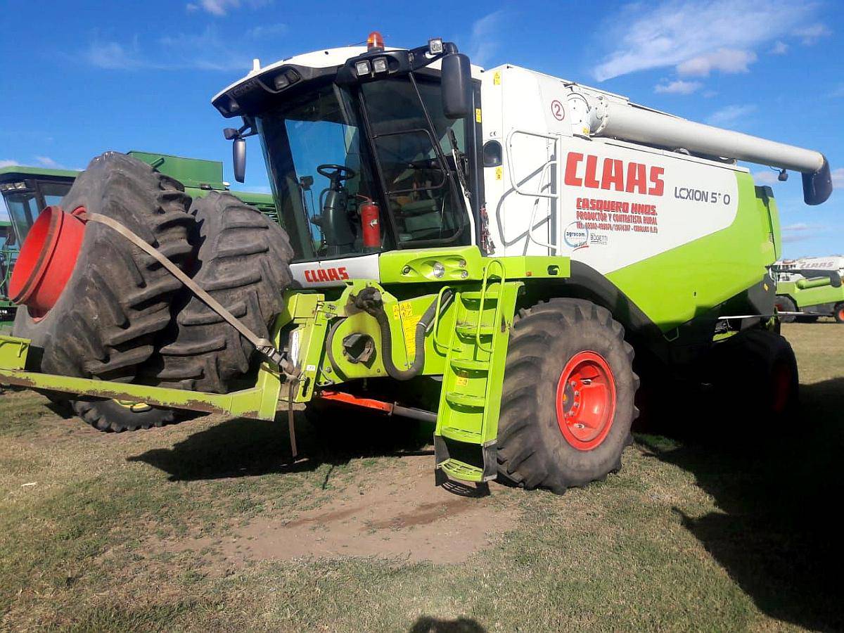 Cosechadora Marca Claas Lexion 580 con Plataforma de 35 PI - Agroads