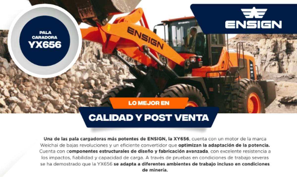 Ensing Pala Cargadora YX 656 C - Año: 2024 - Agroads