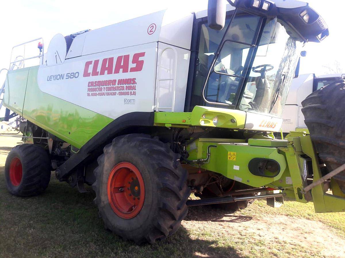 Cosechadora Marca Claas Lexion 580 con Plataforma de 35 PI - Agroads