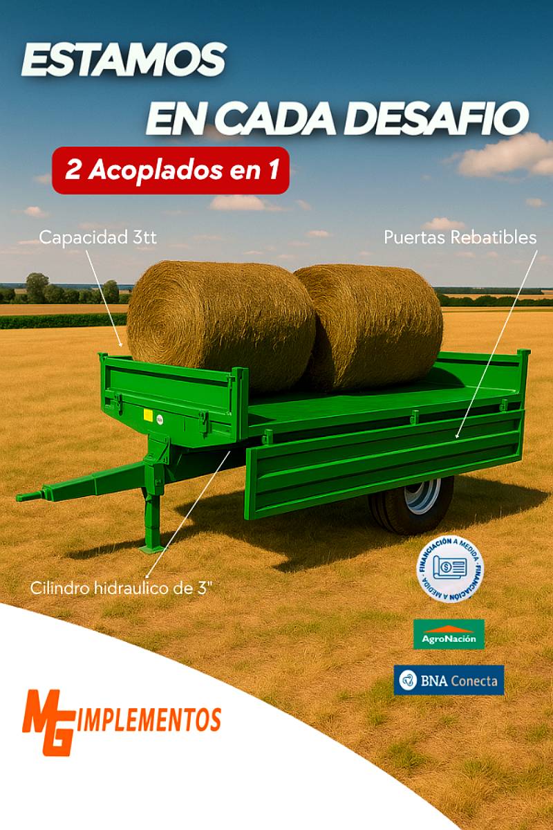 Batea Volcadora 3tt - Año: 2025 - Agroads