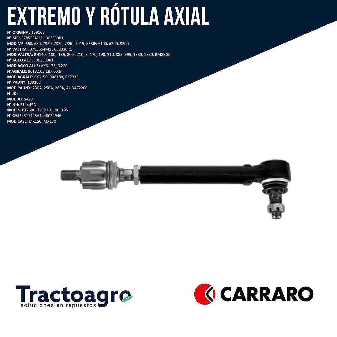Extremo y Rótula Axial - 139168 - u$s 250 - Agroads
