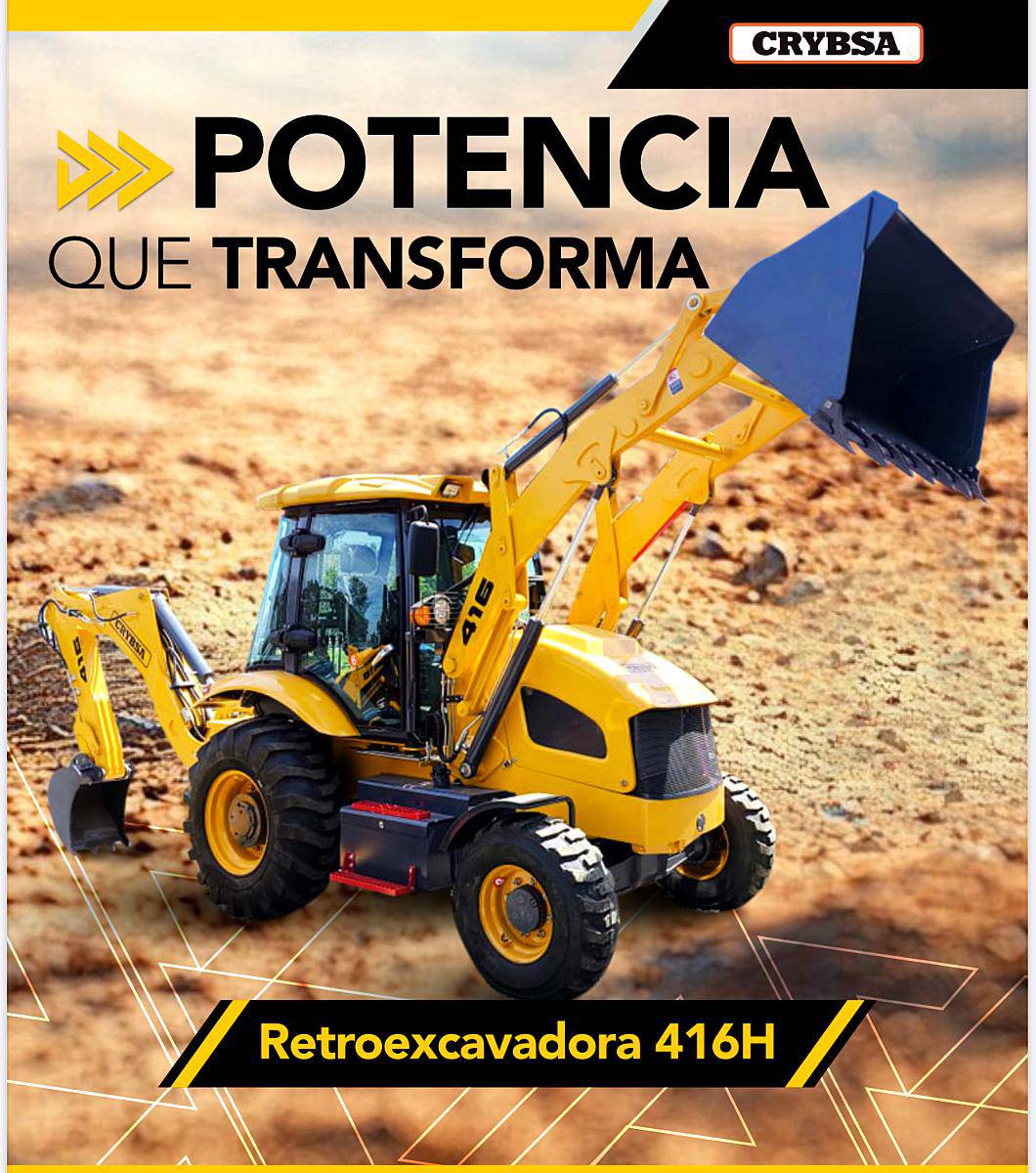 Retro Pala Crybsa 416, Cummins de 100hp - Año: 2025 - Agroads