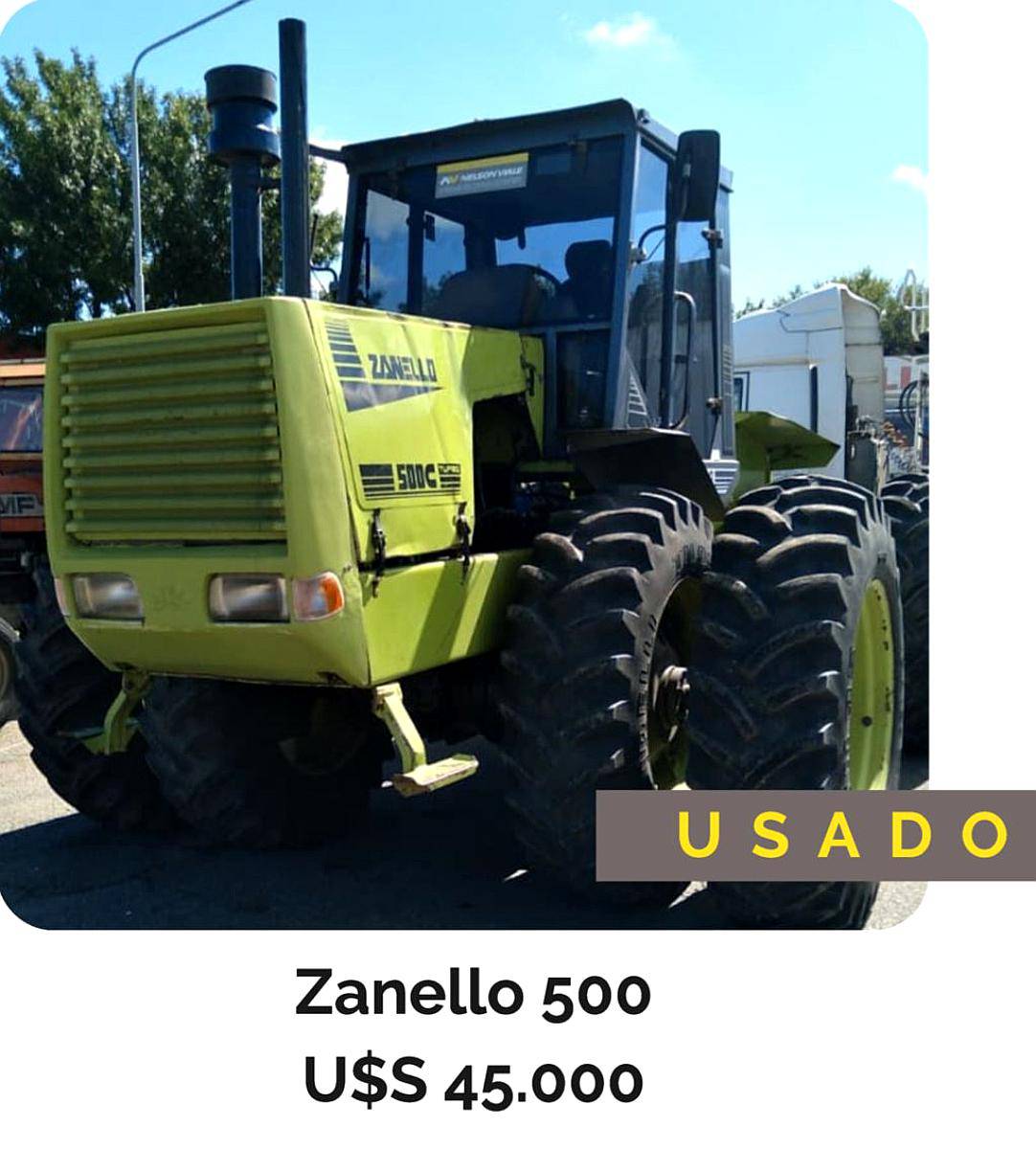 Zanello 500c Turbo Usado - u$s 45.000 - Agroads
