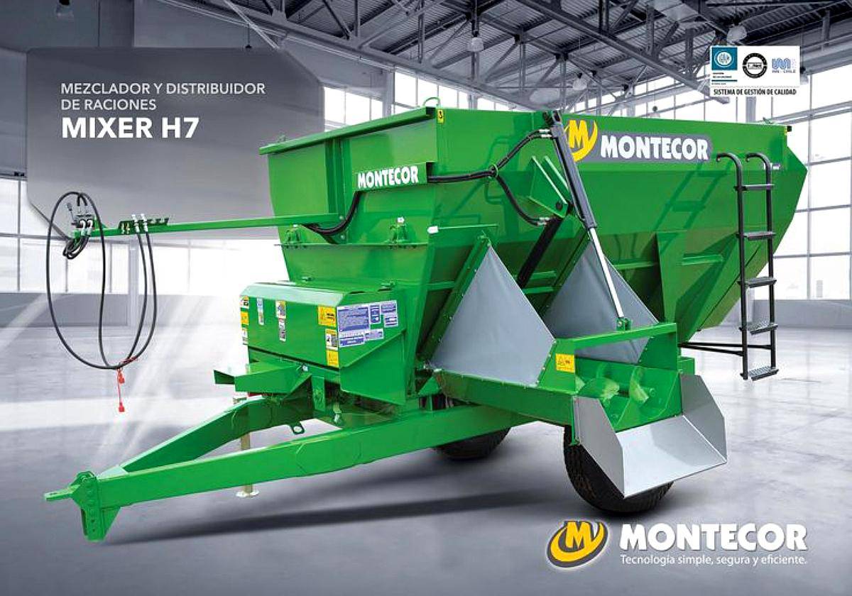 Mixer Horizontal Montecor Mod H 7 Nuevo - Año: 2023 - Agroads