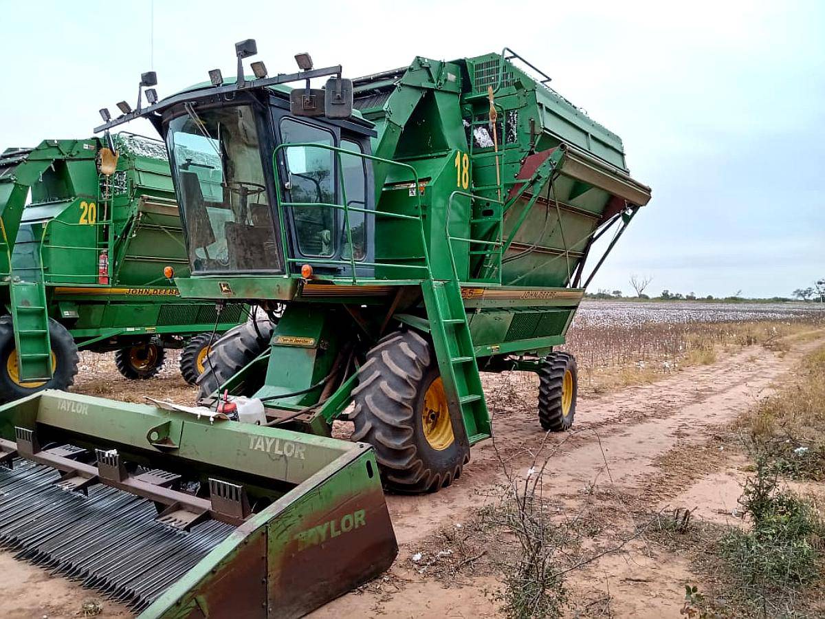 Cosechadora de Algodon Striper - John Deere 7455 - Agroads