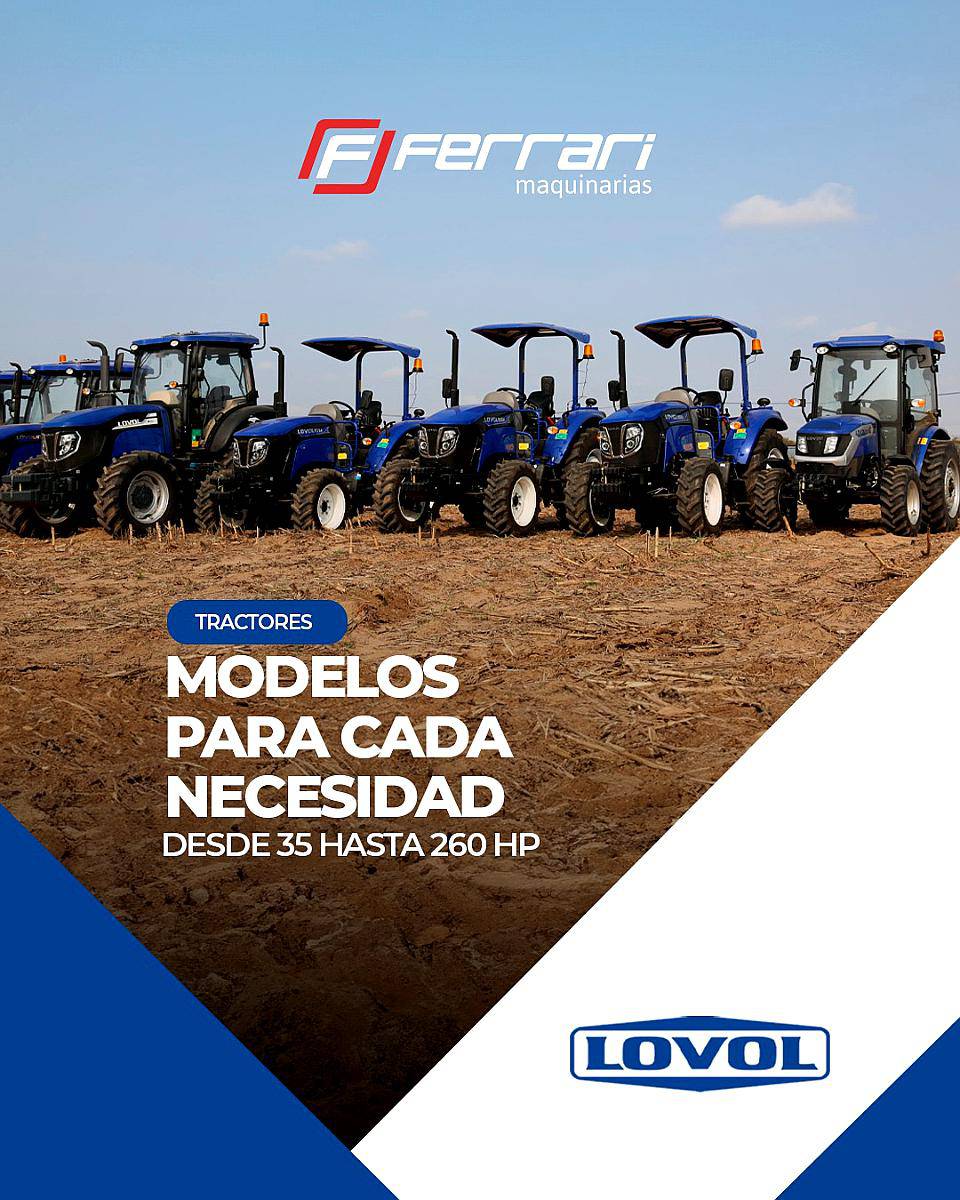 Tractor Lovol 150 HP Doble Traccion - Año: 2025 - Agroads