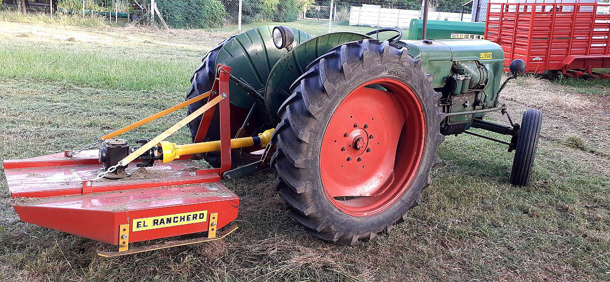 Tractor Deutz 40 con 3 Puntos y Desmalezadora - Año: 1962 - Agroads