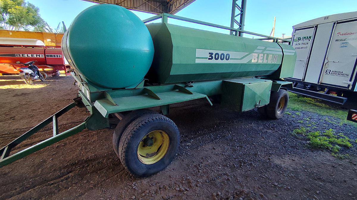 Cisterna Belen 3000 Lts - Baulera- Tanque Agua - Bomba- EXC - Agroads