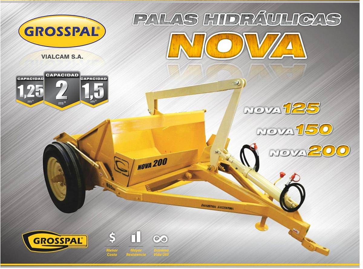 Palas Hidráulicas Nova 125 150 200 - Agroads