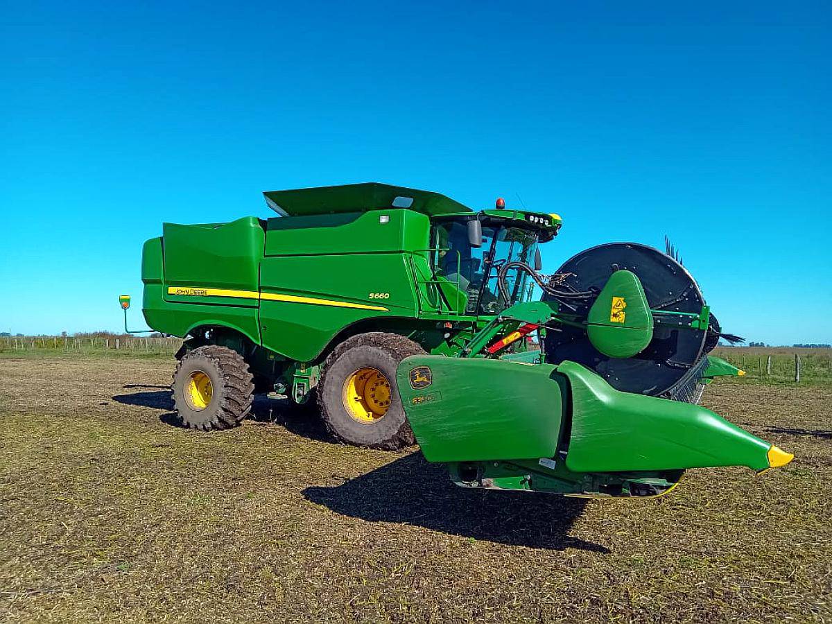 John Deere S660 SS 2018 635fd. M 4700 HS. R 3500 HS. Piloto - Agroads