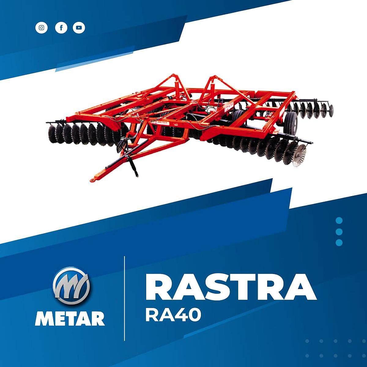 Rastra Doble Accion Desencontrada Articulada RA40 - Agroads