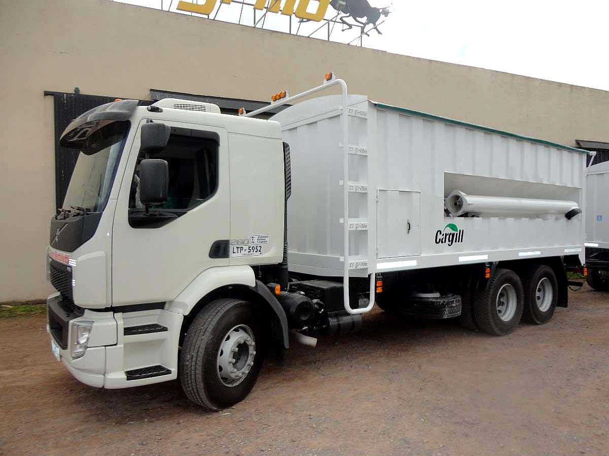 Carrocería Tolva Autodescargable con Tubo de Descarga 16m3 - Agroads