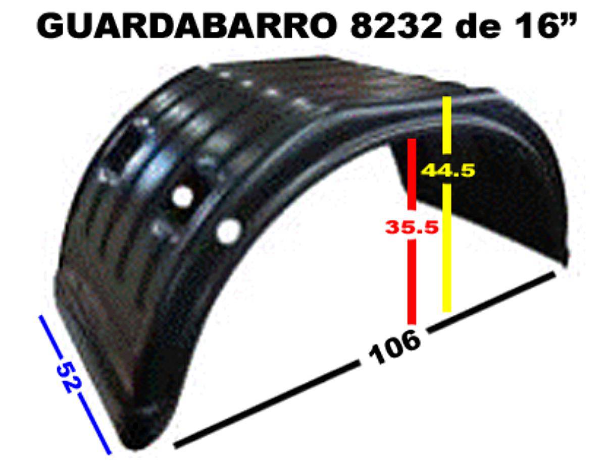 Guardabarros Camion Plasticos Traseros Traccion Todos - Agroads