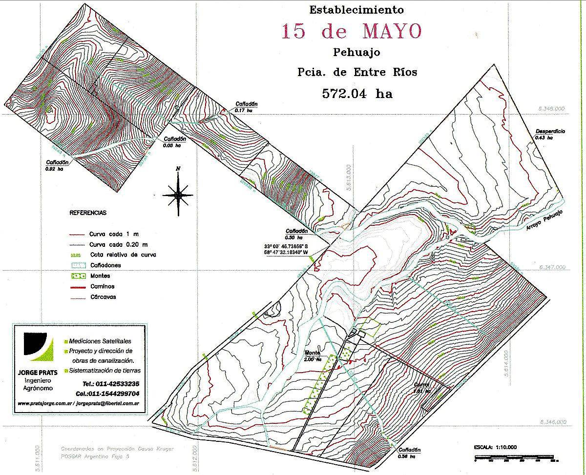 Mediciones Satelitales. Planimetria. Altimetría. Planos - Agroads