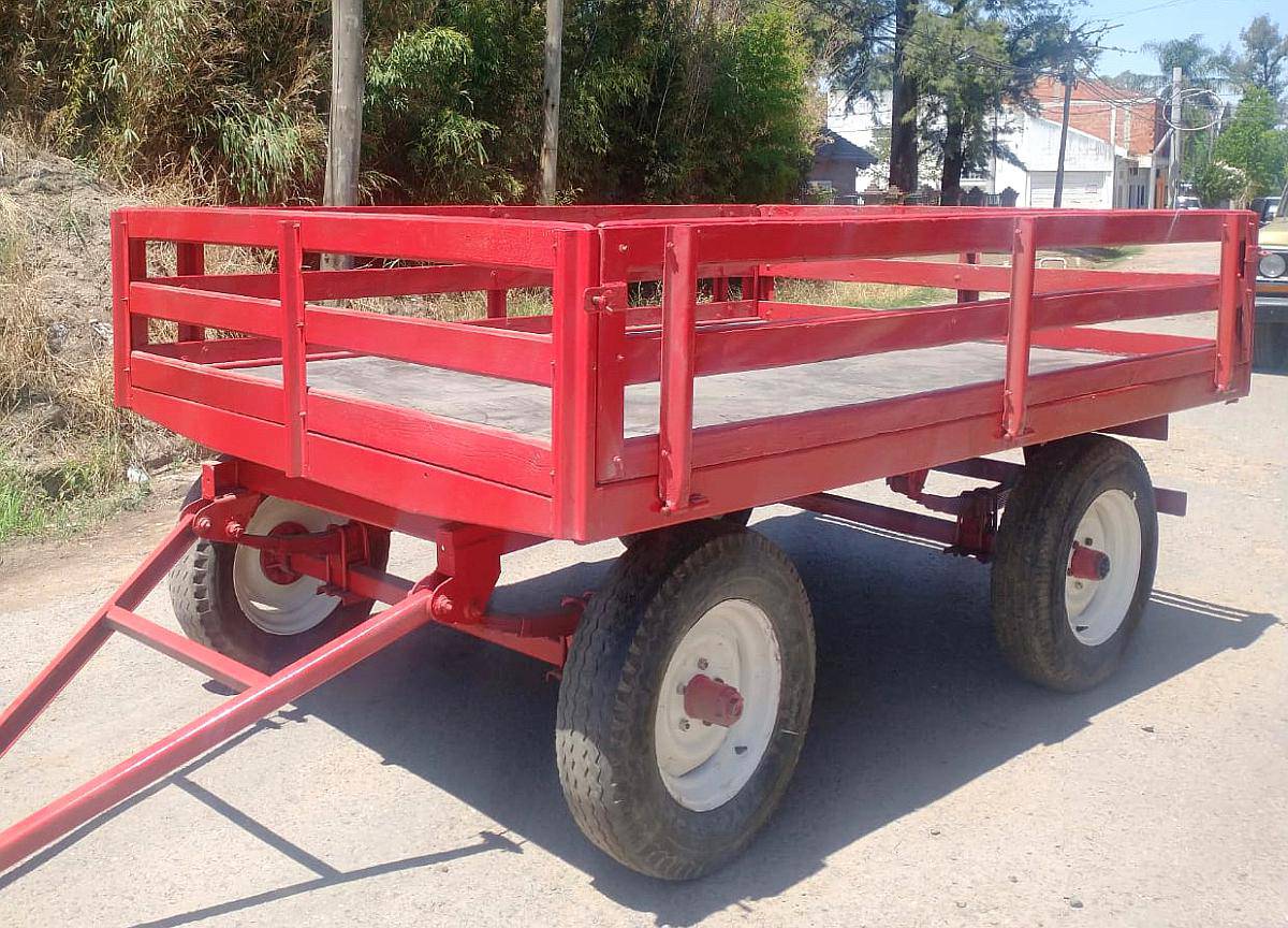 Acoplado Playo Carro Agrícola Gentilli 3tn Como Nuevo - Agroads