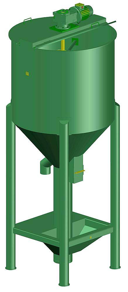 Mezclador Vertical. Solo Planos para Manufactura. - Agroads