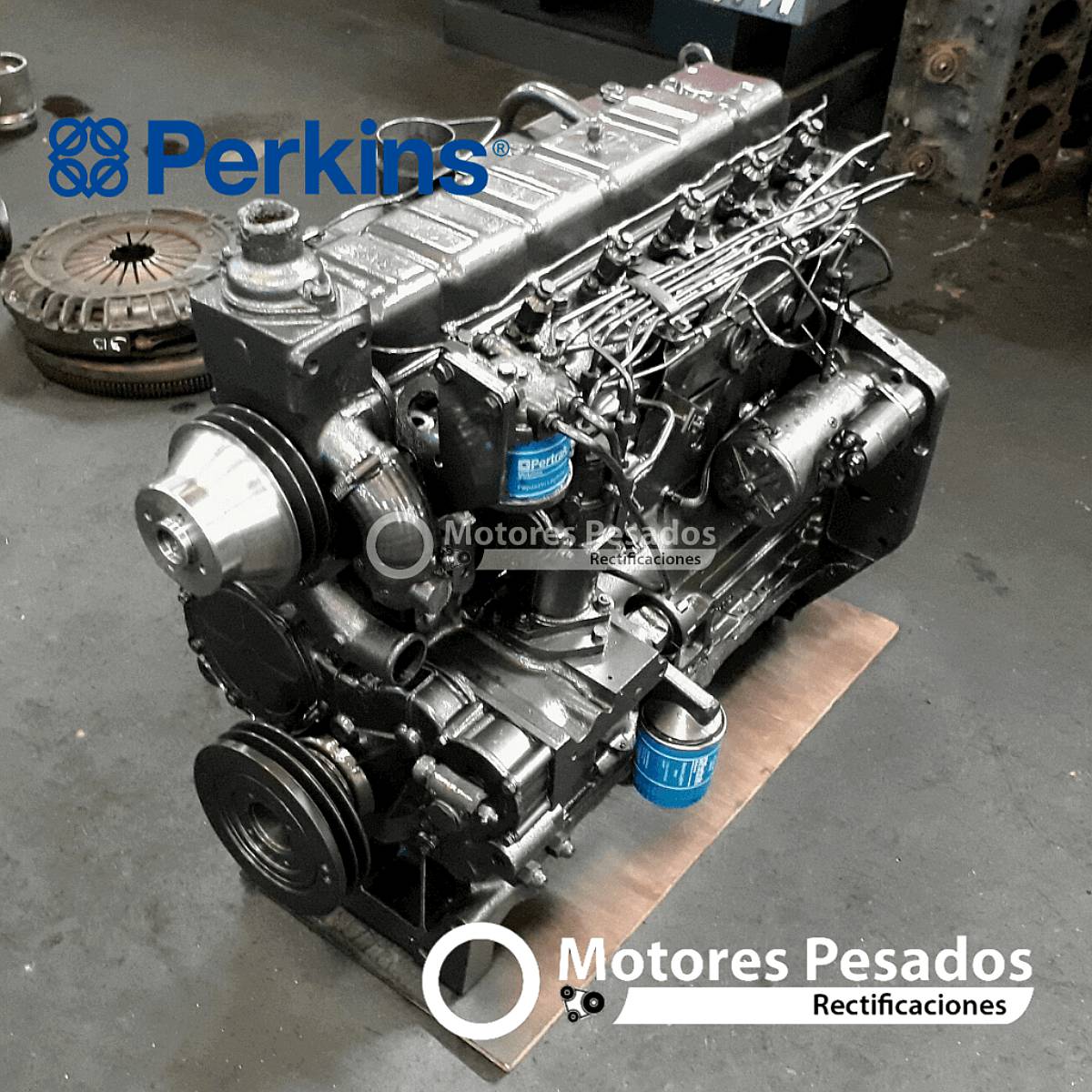 Motor Perkins 6 354 - 120 HP - Rectificado con 04 - Agroads