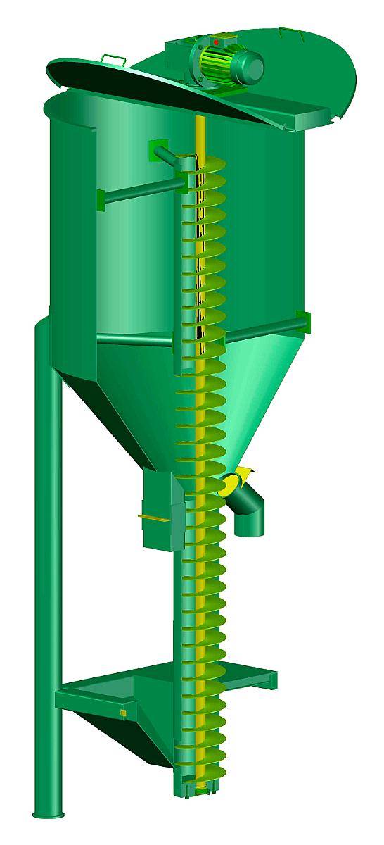Mezclador Vertical. Solo Planos para Manufactura. - Agroads