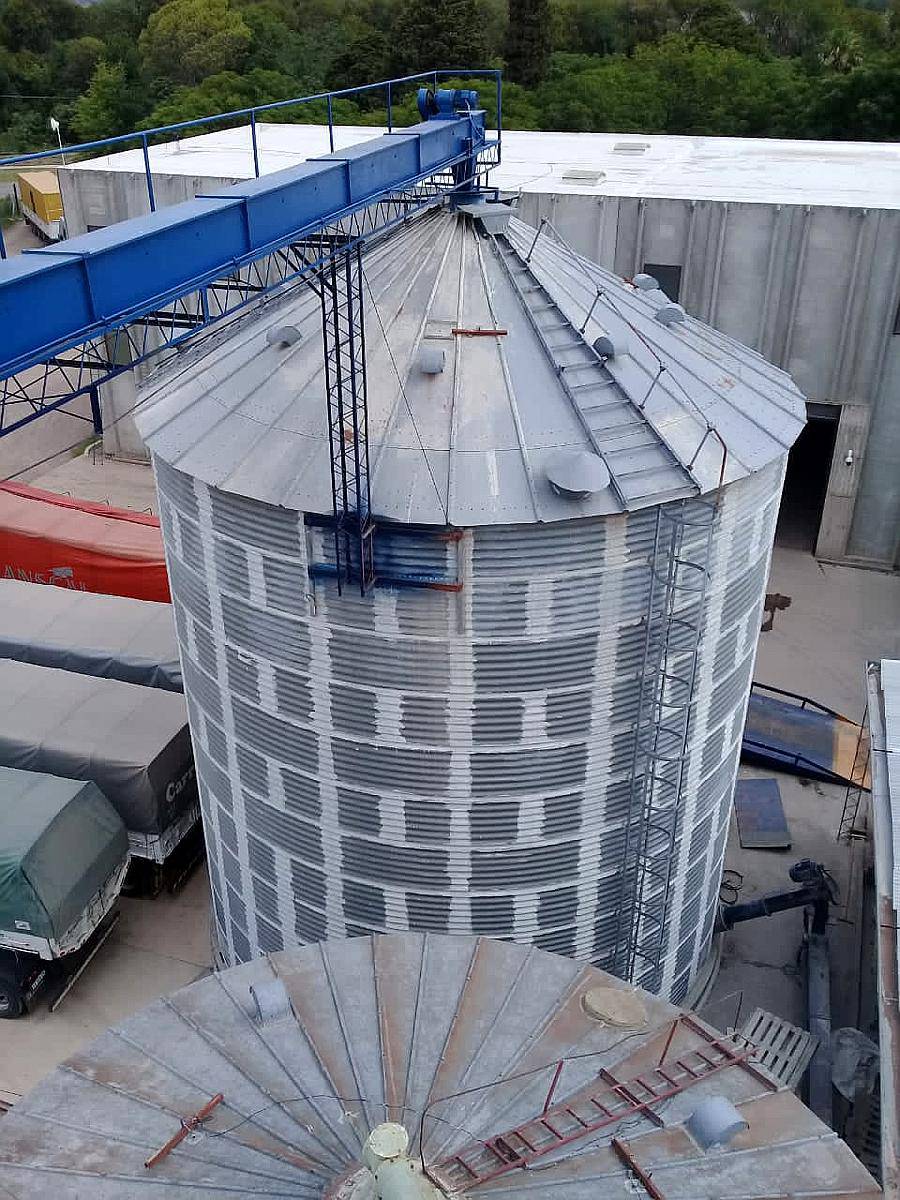 Silo Metálico 1200 M3 Desarmado Excelente Estado - Agroads