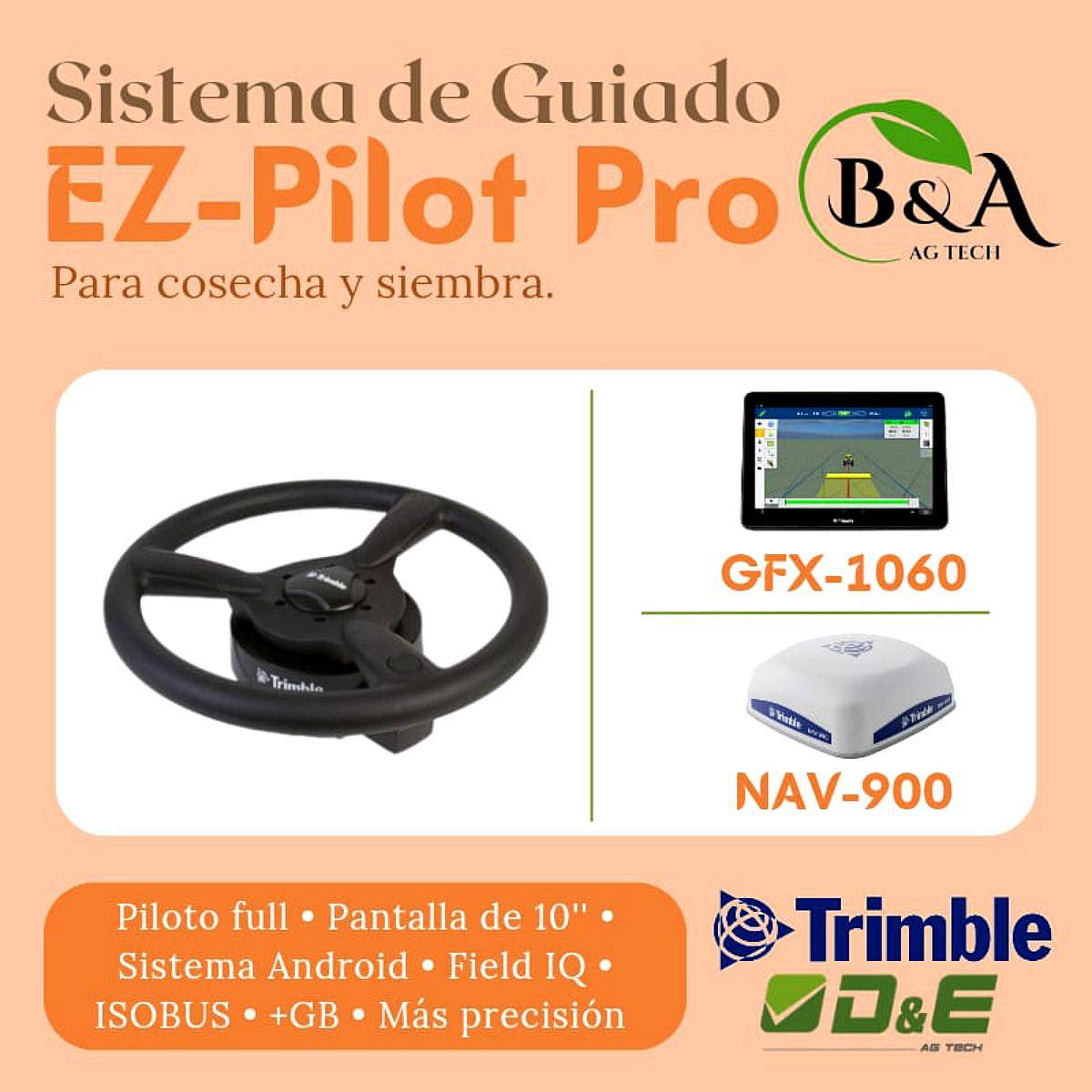 Piloto Automatico Trimble Ez-pilot PRO - Agroads