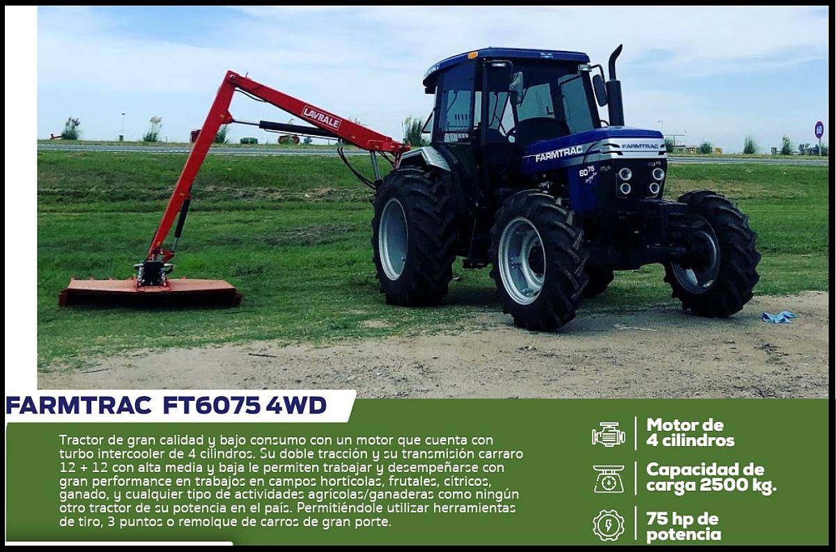 Tractores Farmtrac Disponibles. Motores Licencia Ford - Agroads