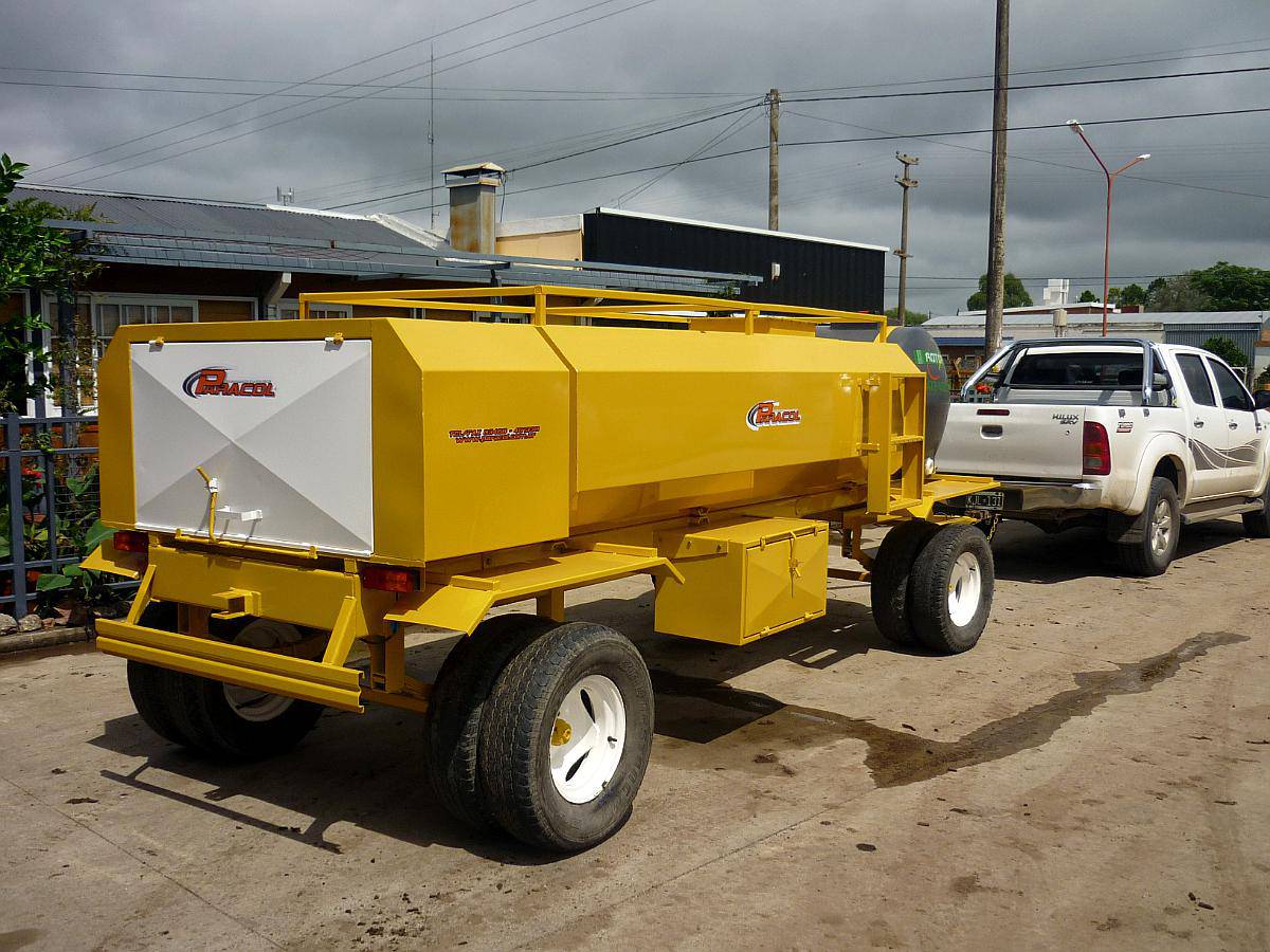 Acoplado Tanque Cisterna 5000 Combinado Trailer Cheques - Agroads
