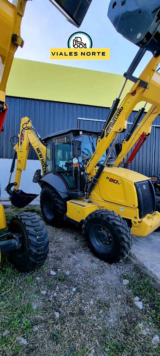 Pala y Retro New Holland B80c D - Año: 2024 - u$s 160.000 - Agroads