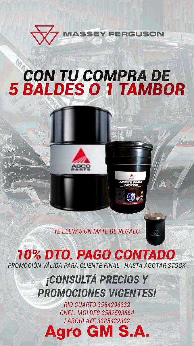 Promoción Lubricantes Hasta Agotar Stock - Agroads