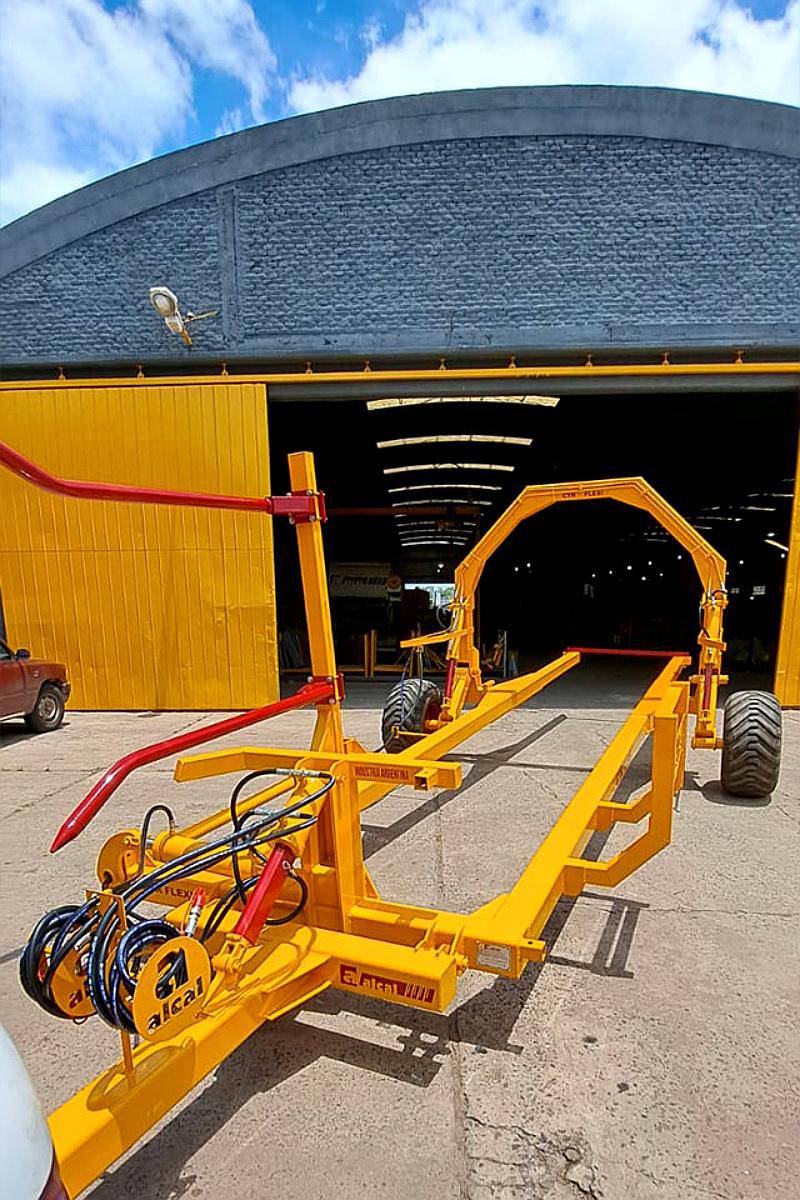 Carro Transportador de Rollo Nuevo Marca Alcal CTR6 Flexi - Agroads