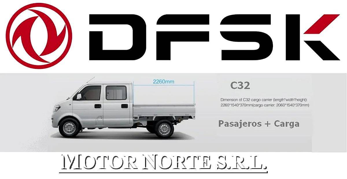 Dfsk C32 Pick-up Doble Cabina 1200kg 0km - Año: 2021 - Agroads