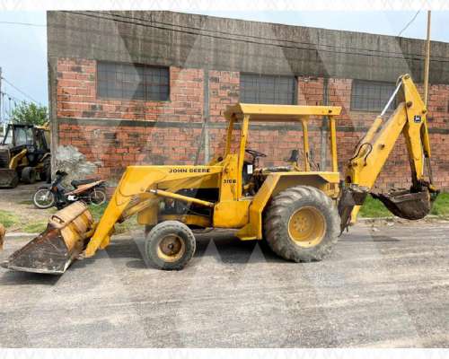 Pala y Retro John Deere 310b (id714) - Año: 1985 - Agroads