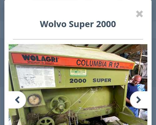 Rotoenfardadora Wolvo R12 ,rollo de 1,50 X1,20 - Año: 2002 - Agroads