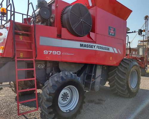 Cosechadora Massey Ferguson 9790 C/ Draper 35 C/piloto Aut. - Agroads