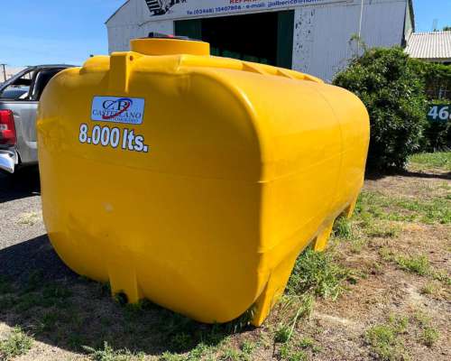 Tanque de Plástico Polietileno 8000 Litros Rompeolas - Agroads
