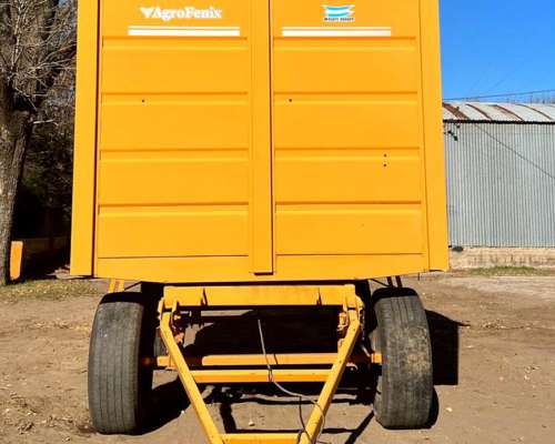 Carro Acoplado Doble Eje con Puertas Hidráulicas Verticales. - Agroads