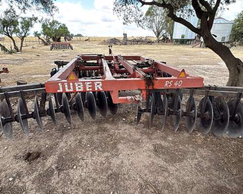 Rastra de Discos Juber de 40 con Rolos - Año: 2007 - Agroads