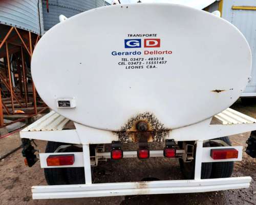 Tanque Cisterna 3000lt con Bomba, Duales EXC Estado - Agroads