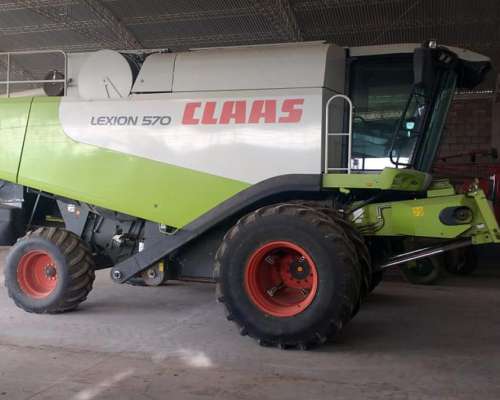 Cosechadora Class Lexion 570, año 2007, Draper 35 Pies - Agroads