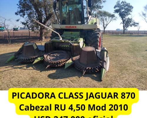 Picadora Class Jaguar 870 - Año: 2010 - u$s 247.000 - Agroads