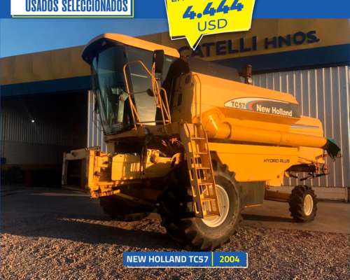 Cosechadora New Holland TC 57 - Año: 2004 - Agroads