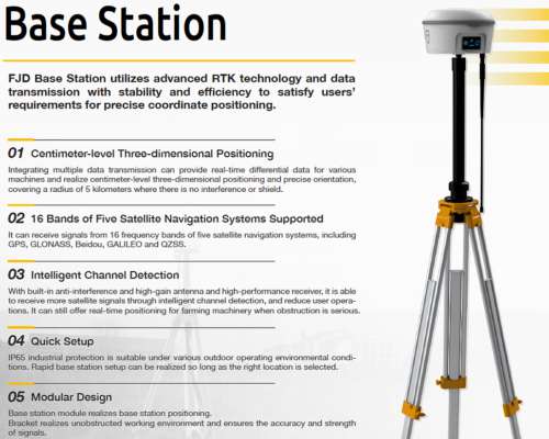 Piloto Automático Fjdynamics con Base RTK - Agroads