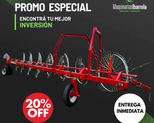 Rastrillo Lateral 8 Estrellas para Tractor 5940 Mainero - Agroads